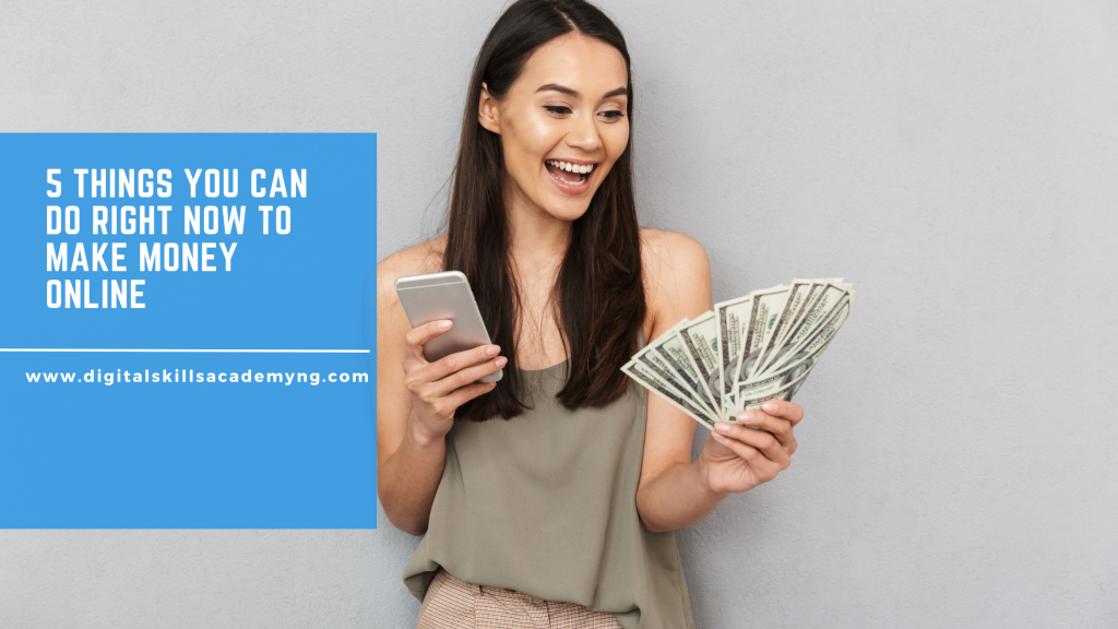 How can i make money right now store